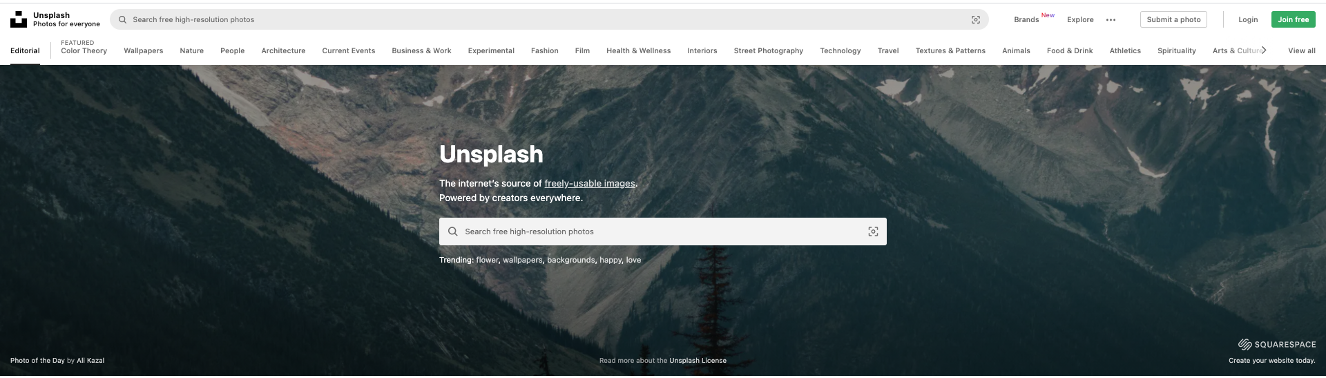Unsplash：一个超级棒的免费图库