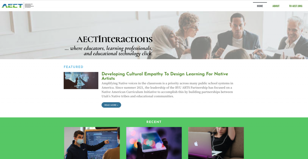 AECTinteractions：AECT新出版物