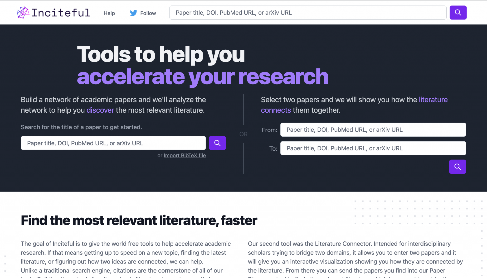 Inciteful：人工智能文献映射利器