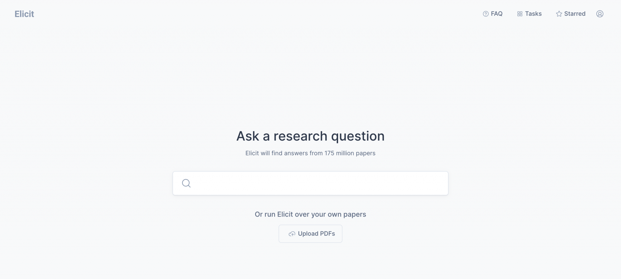 Elicit：您的人工智能研究助理