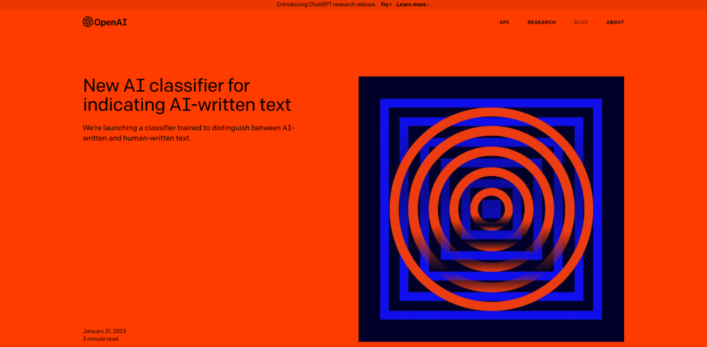 OpenAI发布AI生成文本分类器