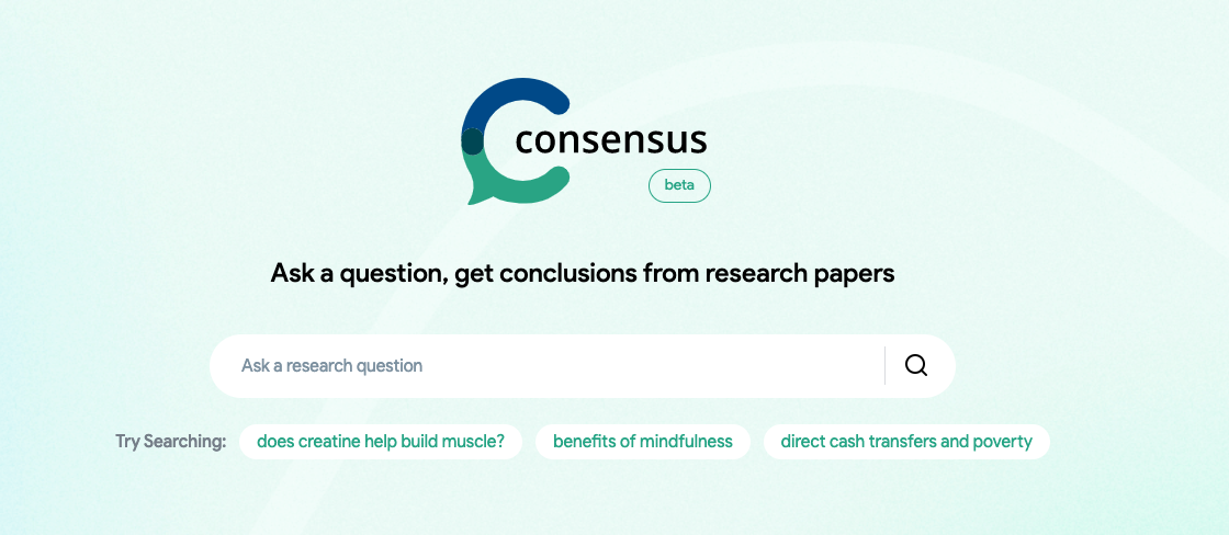 Consensus：科研人的超级利器