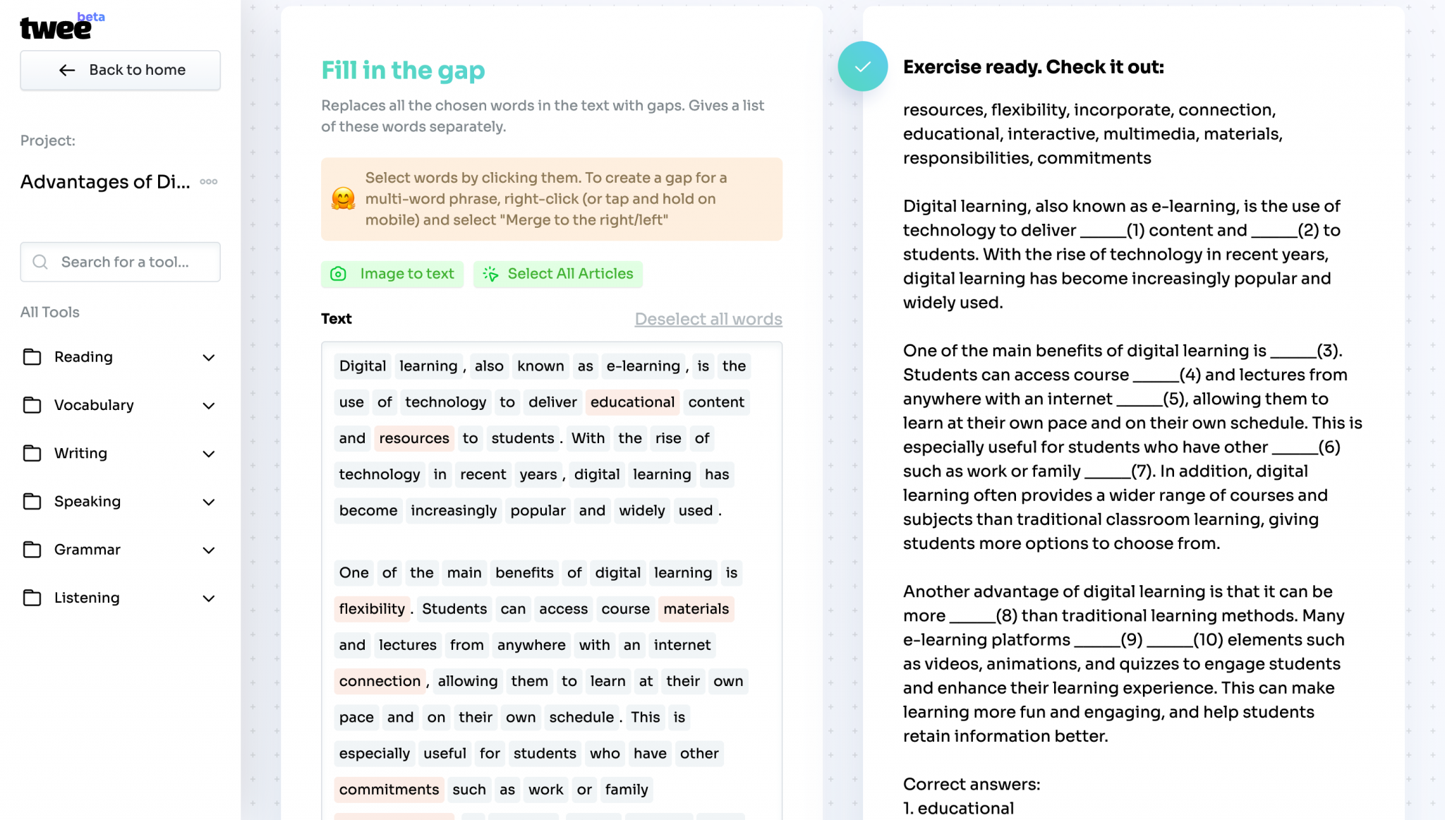 twee.com：英语教师超级魔法棒