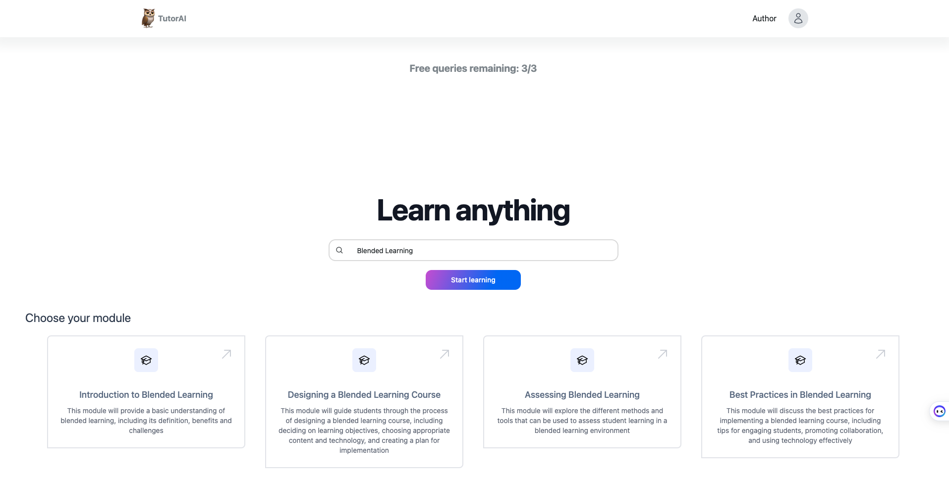 TutorAI：无所不知的虚拟导师