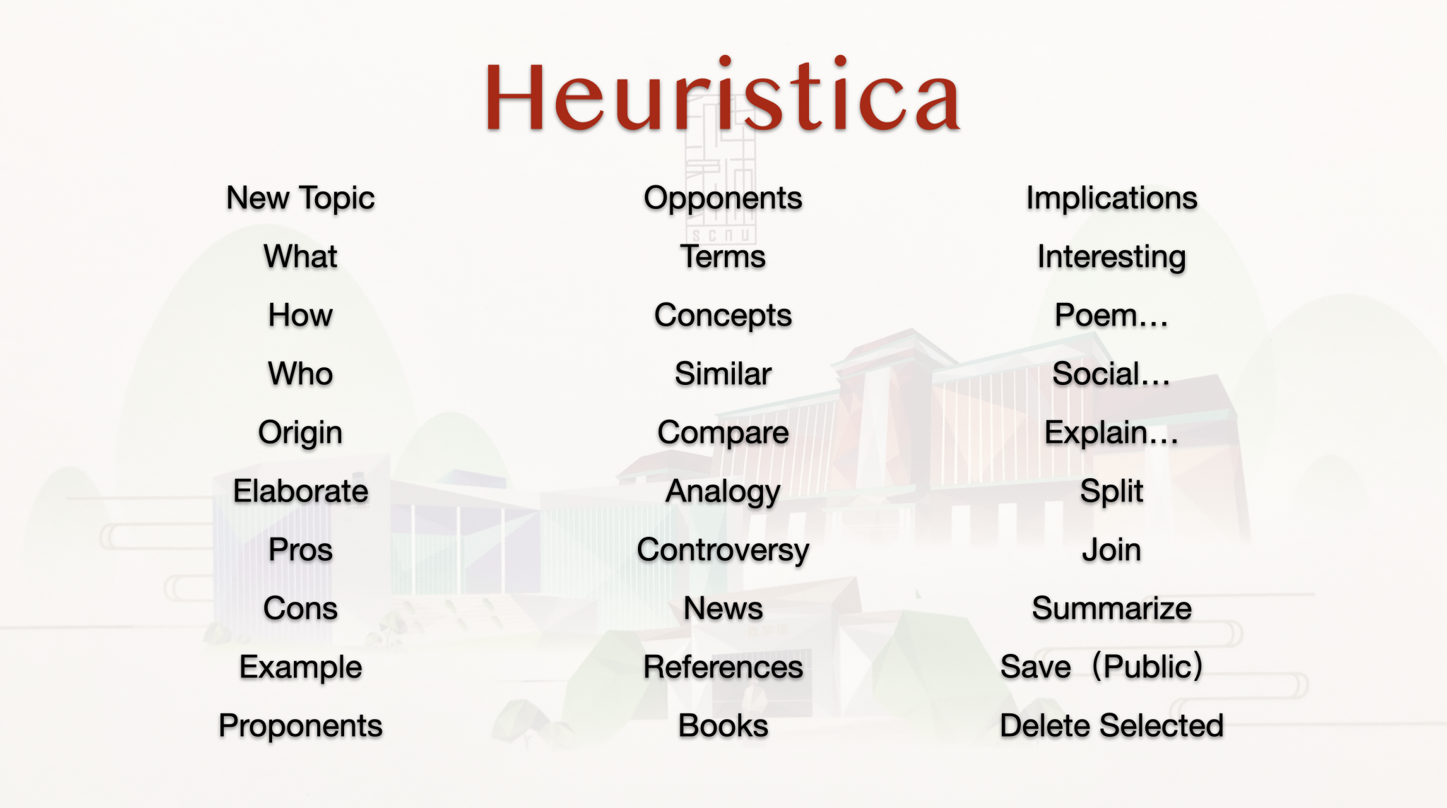 Heuristica：免费的知识探索工具