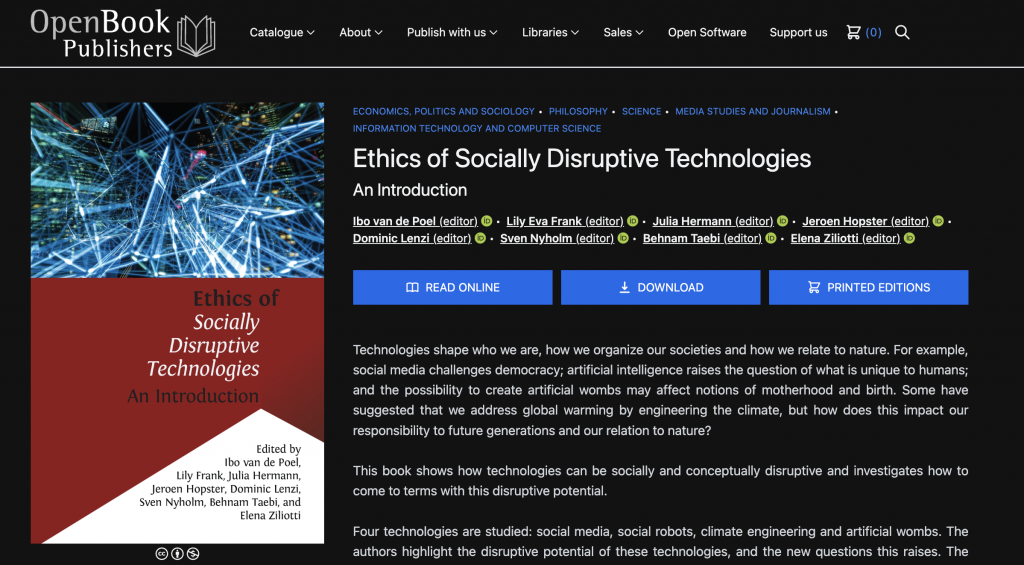 Open Book Publishers：免费好书